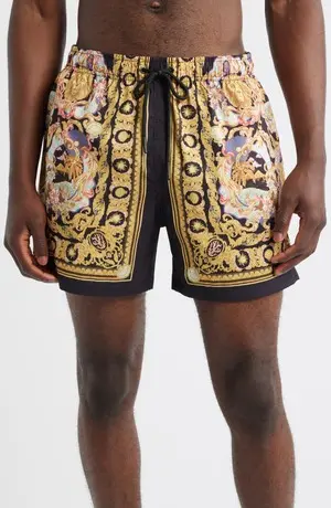BOARDIES Printed Swim Trunks