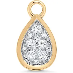 Sara Weinstock Pear Diamond Pendant - Yellow Gold