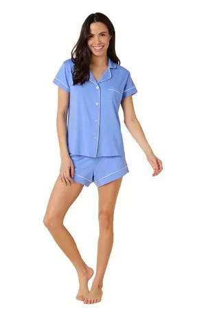 THE CAT'S PAJAMAS Pima Knit Short Set - Classic Provence