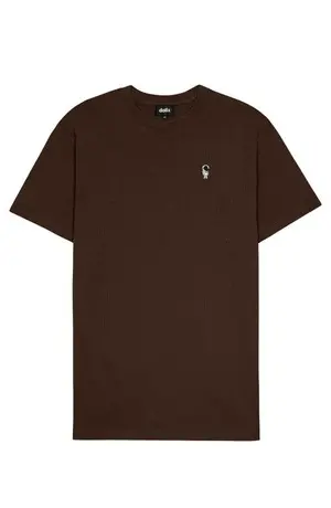 DALIX Mens Astronaut Soft Heavyweight Tee Cacao