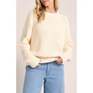 Matty M. Pepper Pullover Sweater - Vellum White