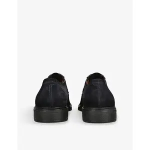 Santoni Suede Lace-up Shoes