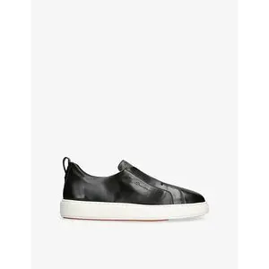Santoni Clean Icon Leather Trainers