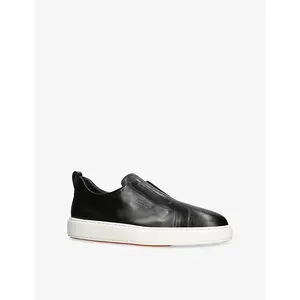Santoni Clean Icon Leather Trainers
