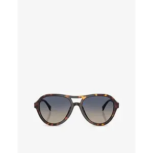 Chanel Ch5552u Pilot-frame Sunglasses - Brown