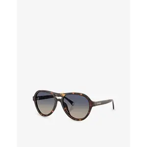 Chanel Ch5552u Pilot-frame Sunglasses