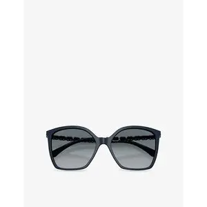 Chanel Ch5546q Polarised Square-frame Sunglasses