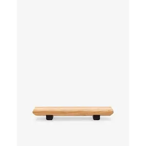 WOODSEA Brand-embossed Wooden Sushi Board 13cm X 30cm - Ash & Walnut
