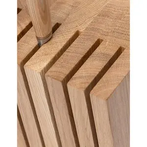 WOODSEA Block Wooden Knife Holder 15.5cm X 12cm