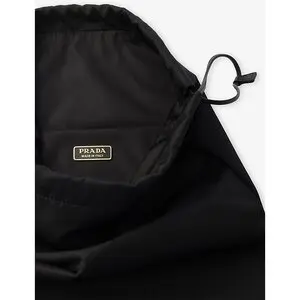 Prada Triangle-logo Re-nylon Pouch - Black