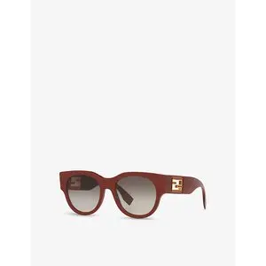 Fendi Fe40147i Round-frame Sunglasses