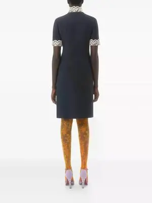 Valentino Garavani Lace-collared Button-up Dress