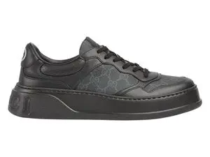 Gucci Gg Supreme Canvas Sneakers - Black