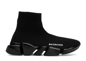 Balenciaga Speed 2.0 Recycled Sneakers - Black