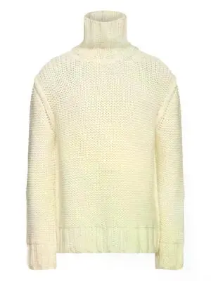 MAISON MARGIELA Chunky-knit Turtleneck Sweater - Neutrals