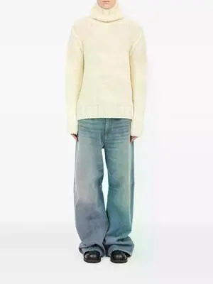 MAISON MARGIELA Chunky-knit Turtleneck Sweater - Neutrals