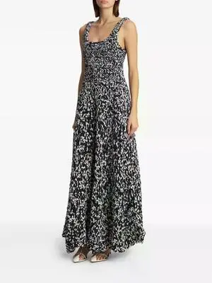Khaite Twigs Maxi Dress - Black