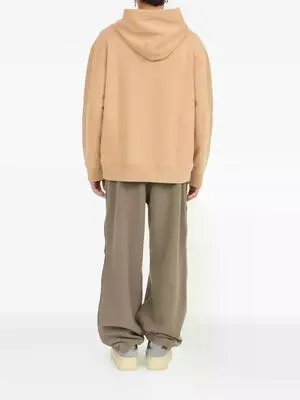 MAISON MARGIELA Embroidered Graphic Hoodie - Neutrals