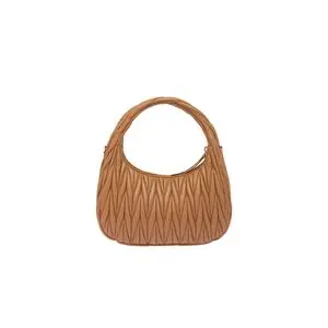 Miu Miu Wander Matelassé Nappa Leather Hobo Bag