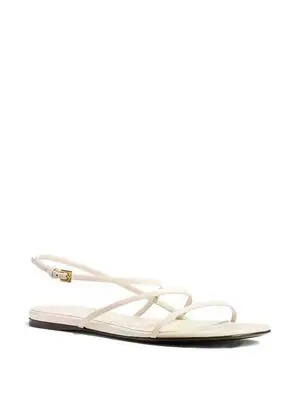 Khaite Loop Flat Sandals - Neutrals