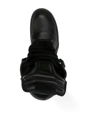 Rick Owens Geobasket High-top Leather Sneakers
