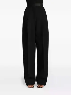 Khaite Cullen Pleated Wide-leg Trousers