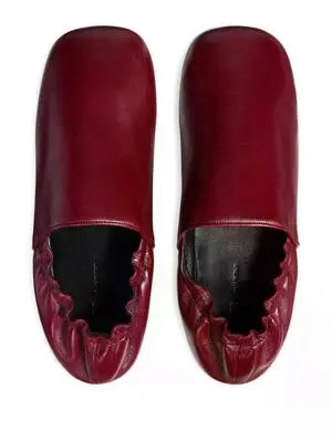 Khaite Banks Ballerina Flats - Red