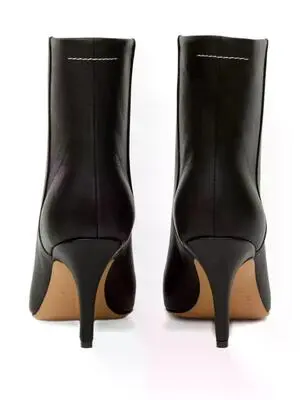 MAISON MARGIELA Trunk Leather High Heel Boots - Black