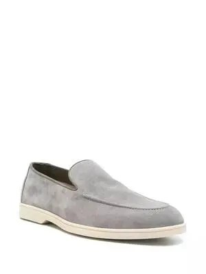 DOUCAL'S Almond-toe Loafers - Grey