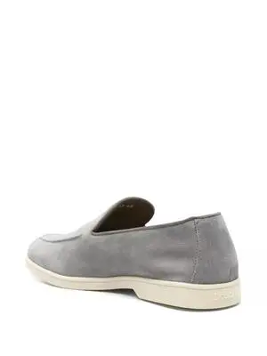 DOUCAL'S Almond-toe Loafers - Grey