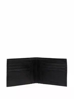 Emporio Armani Pebbled Bi-fold Wallet
