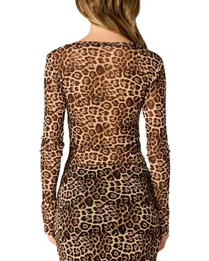NIA Cheetah Print Top