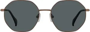 Zenni Round Sunglasses - Brown