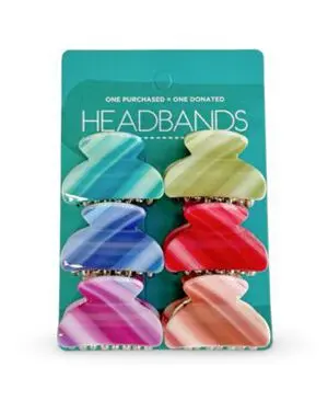 HEADBANDS OF HOPE Mini Claw Clip Set - No Color