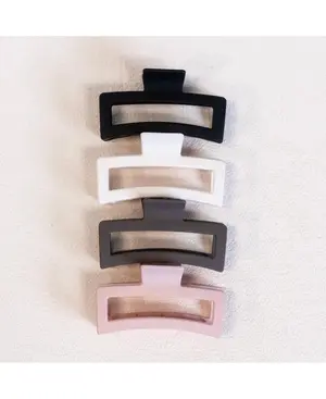 HEADBANDS OF HOPE Extra Large Rectangular Claw Clip - Brown