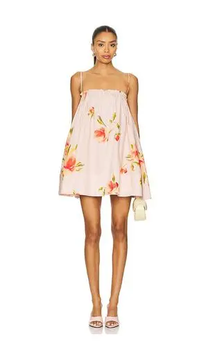 LOVERS AND FRIENDS Petal Mini Dress - Blush