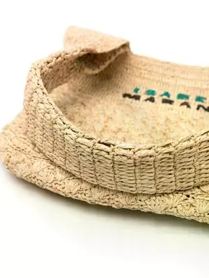Isabel Marant Étoile Praia Woven Raffia Tote Bag - Neutrals