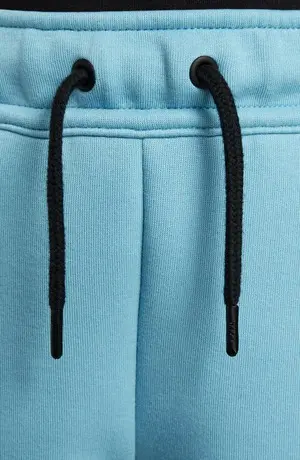 Nike Sportswear Tech Fleece Shorts - Denim Turquoise/black/black