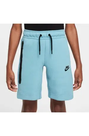 Nike Sportswear Tech Fleece Shorts - Denim Turquoise/black/black
