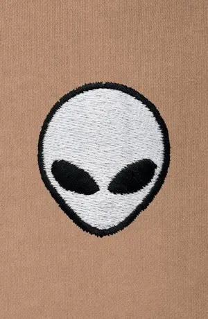 DALIX Lil Alien Heavyweight Pigment Dye Tee - Camel