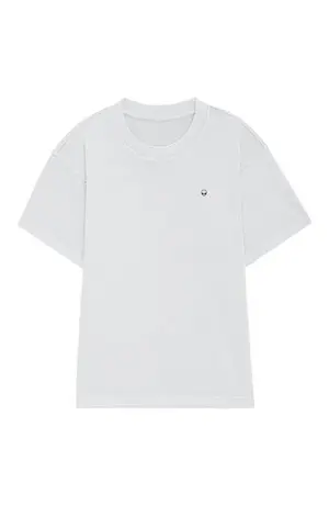 DALIX Mens Lil Alien Heavyweight Pigment Dye Tee Lunar Gray
