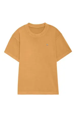 DALIX Mens Lil Alien Heavyweight Pigment Dye Tee Peanut