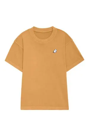 DALIX Ghost Heavyweight Pigment Dye Tee - Peanut