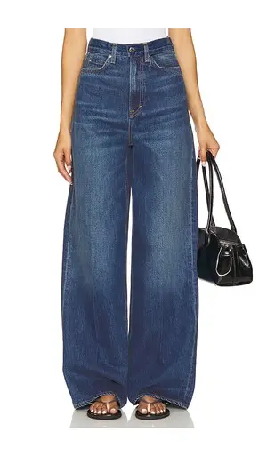 High Rise Wide Leg Denim