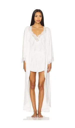 HOMEBODII Sian Maxi Robe - White