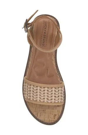Lucky Brand Kimaya Ankle-strap Sandals - Murex Mix Kyawve