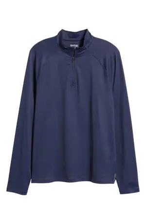 RHONE Session Quarter Zip Pullover - Navy