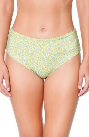 HUIT Mid-rise Bikini Bottom - Green