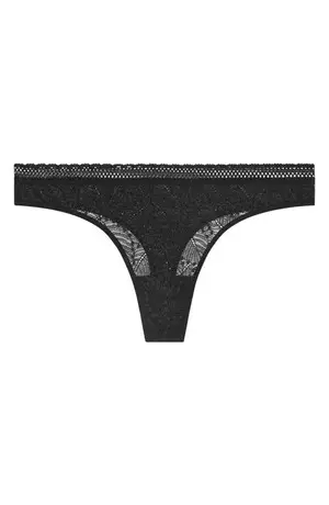 Simone Perele Comete Lace Tanga - Black