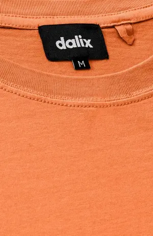 DALIX Coffee Martini Midweight Garment Dye Tee - Sherbert